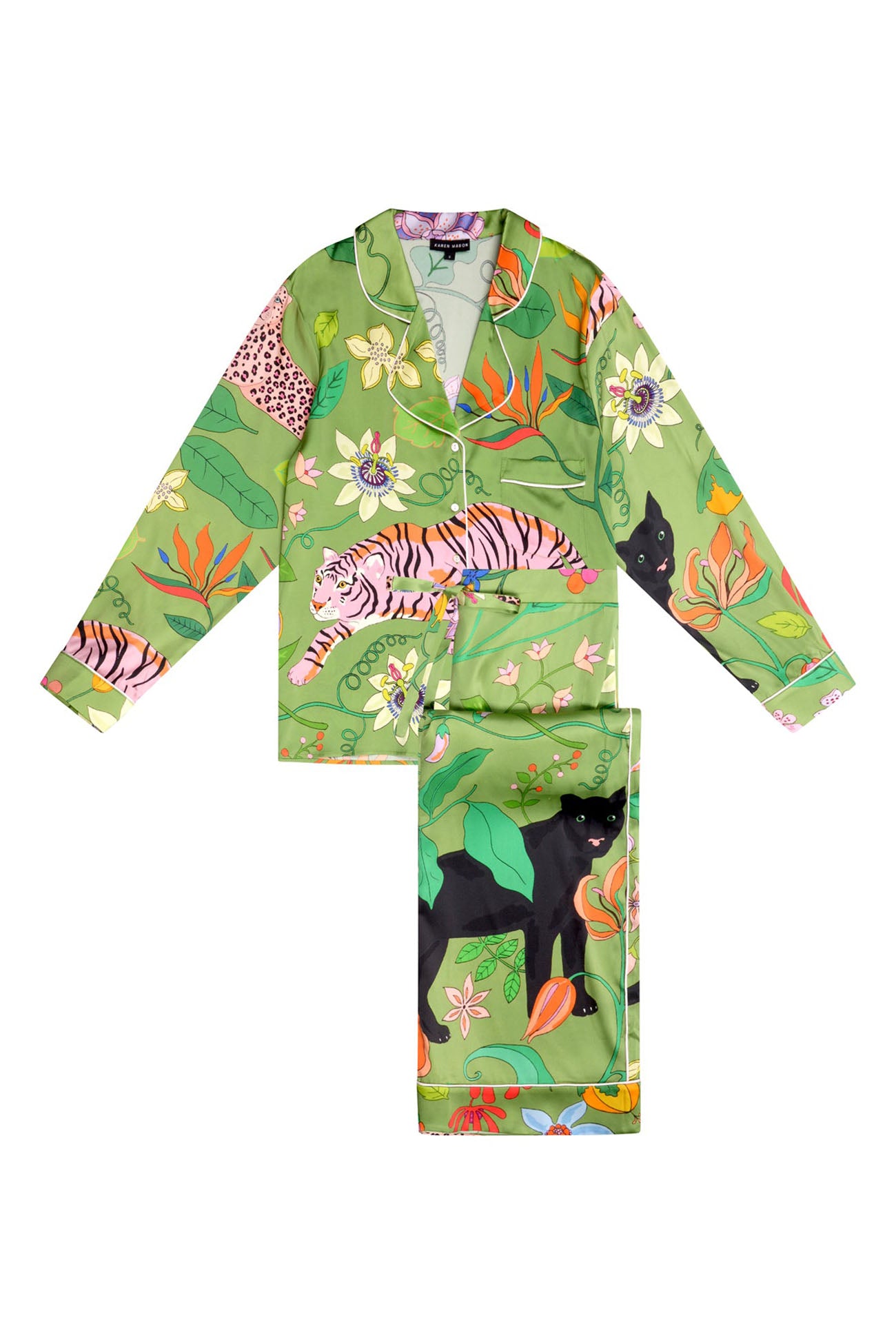 Silk Pyjamas - Karen Mabon Ltd
