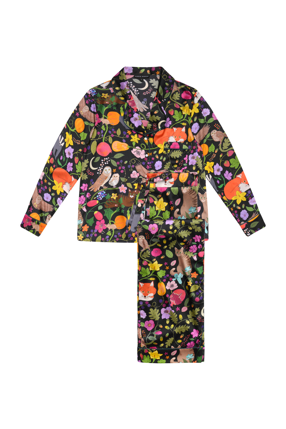 Silk Pyjamas - Karen Mabon Ltd